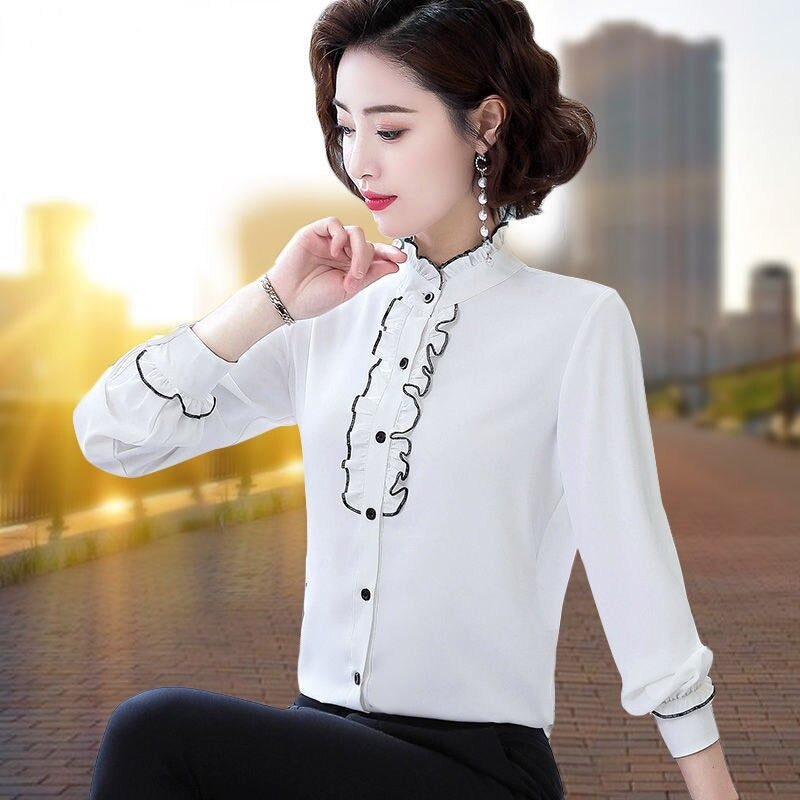 Chemise Jabot Femme | Vintage-Dressing