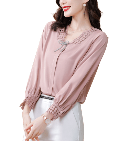 Blouse En Mousseline Femme | Vintage-Dressing