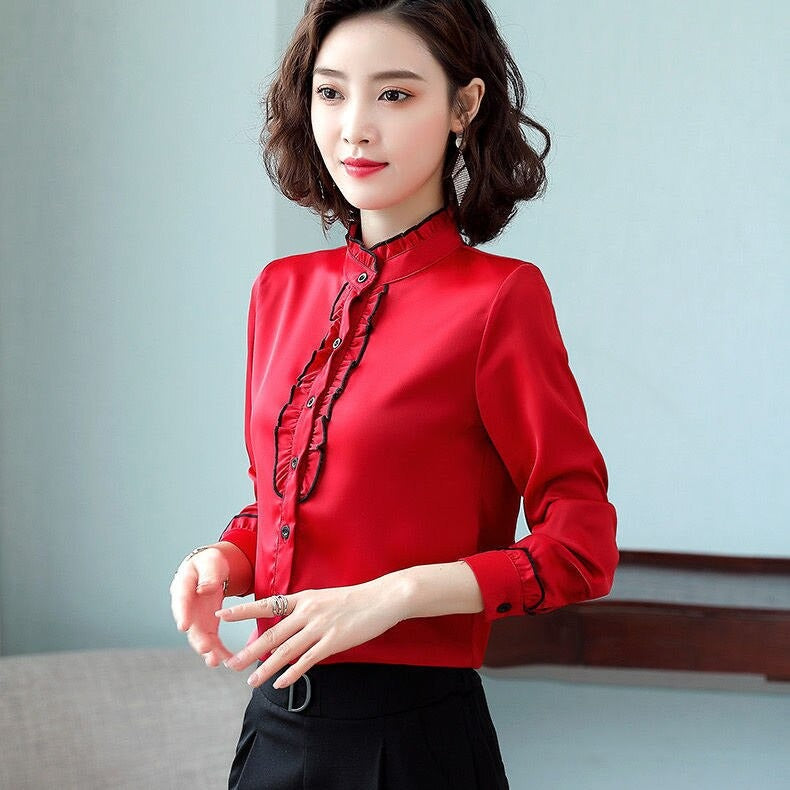 Chemise Jabot Femme | Vintage-Dressing