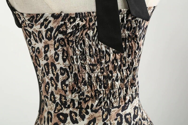 Robe Vintage Pin-Up Léopard | Vintage-Dressing